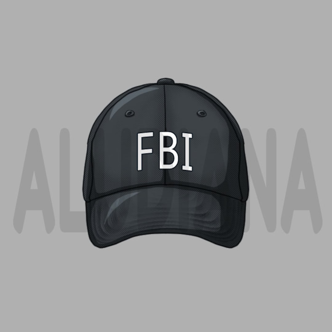 FBI Agent Parody Hat Vtuber Digital Item Asset for Streaming PNG ...