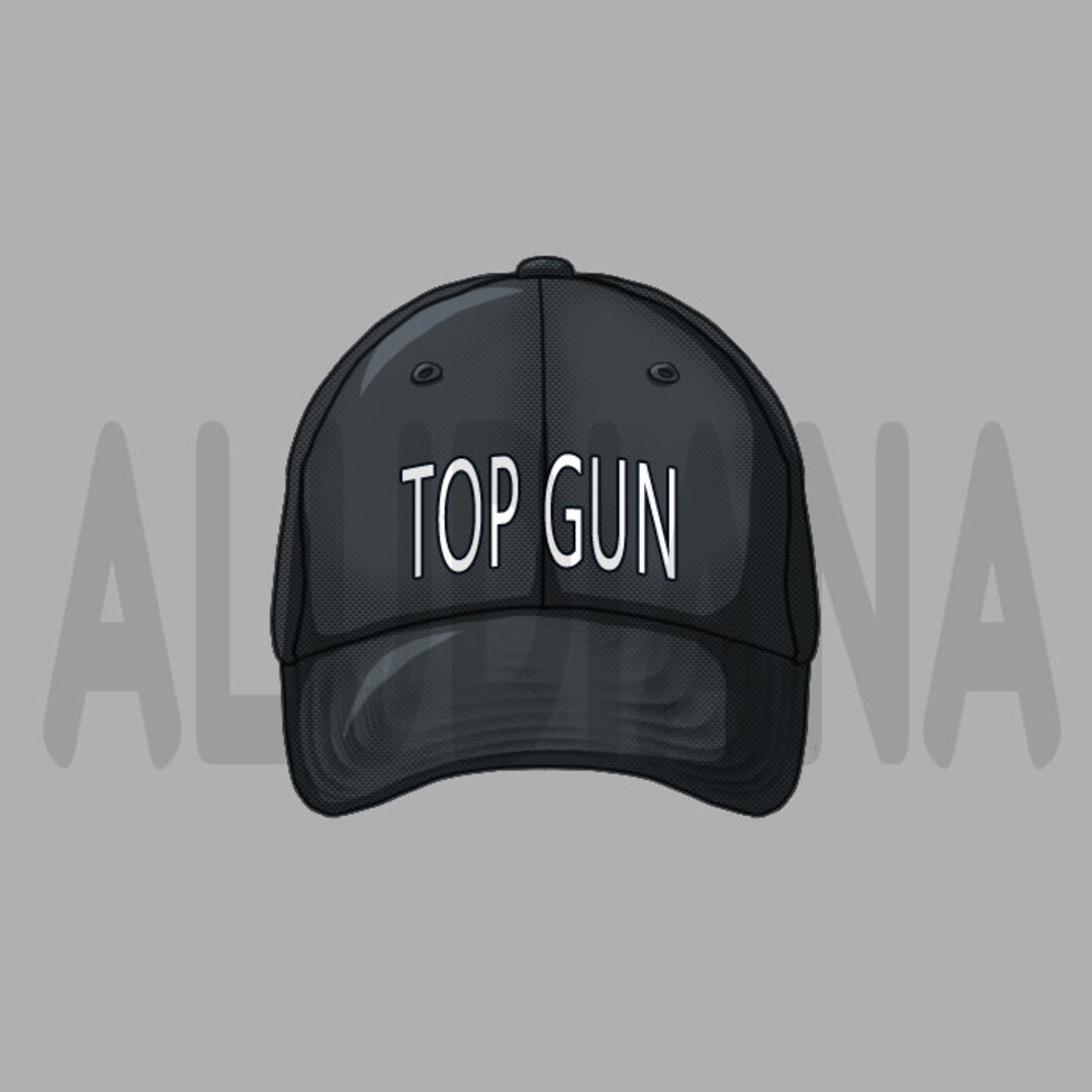 Top Gun Parody Hat Vtuber Digital Item Asset for Streaming PNG Instant ...