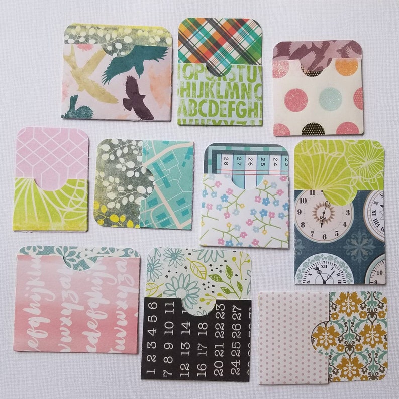 Library Pockets Fun Pack 8 Count - Etsy