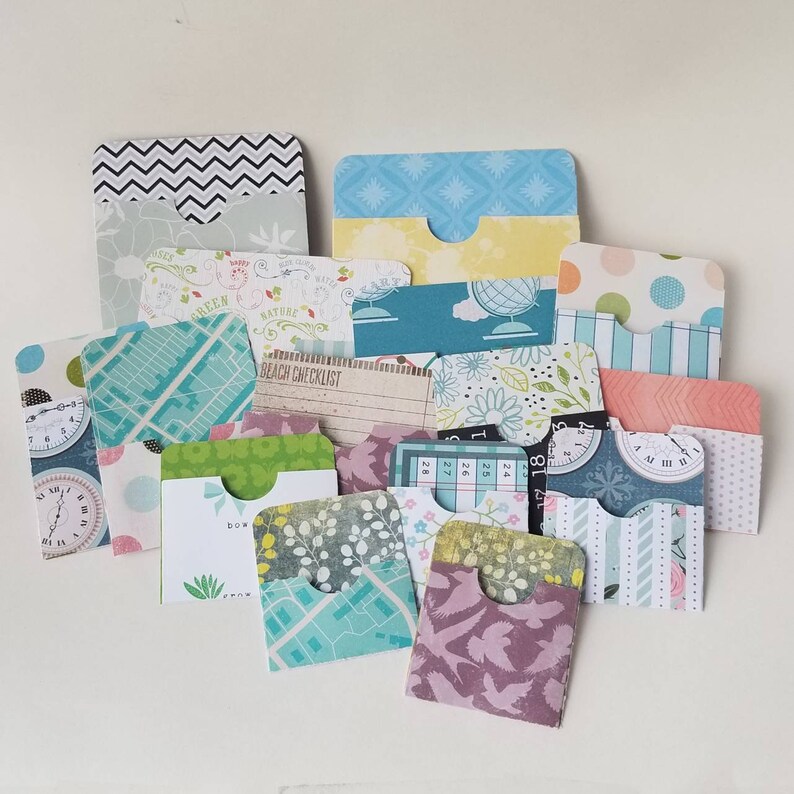 Library Pockets Fun Pack 8 Count - Etsy