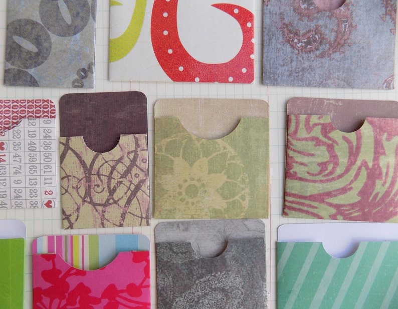 Library Pockets Fun Pack 8 Count - Etsy