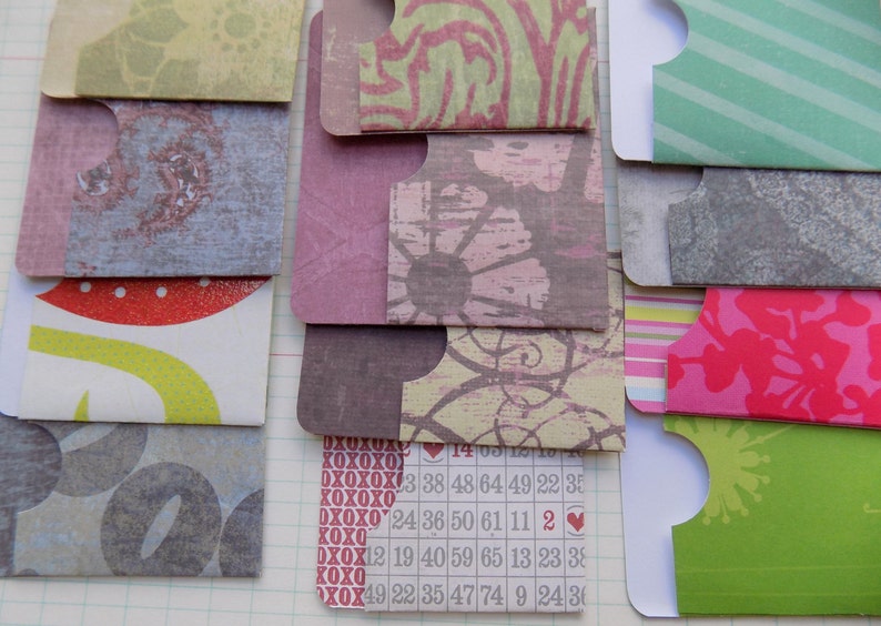 Library Pockets Fun Pack 8 Count - Etsy