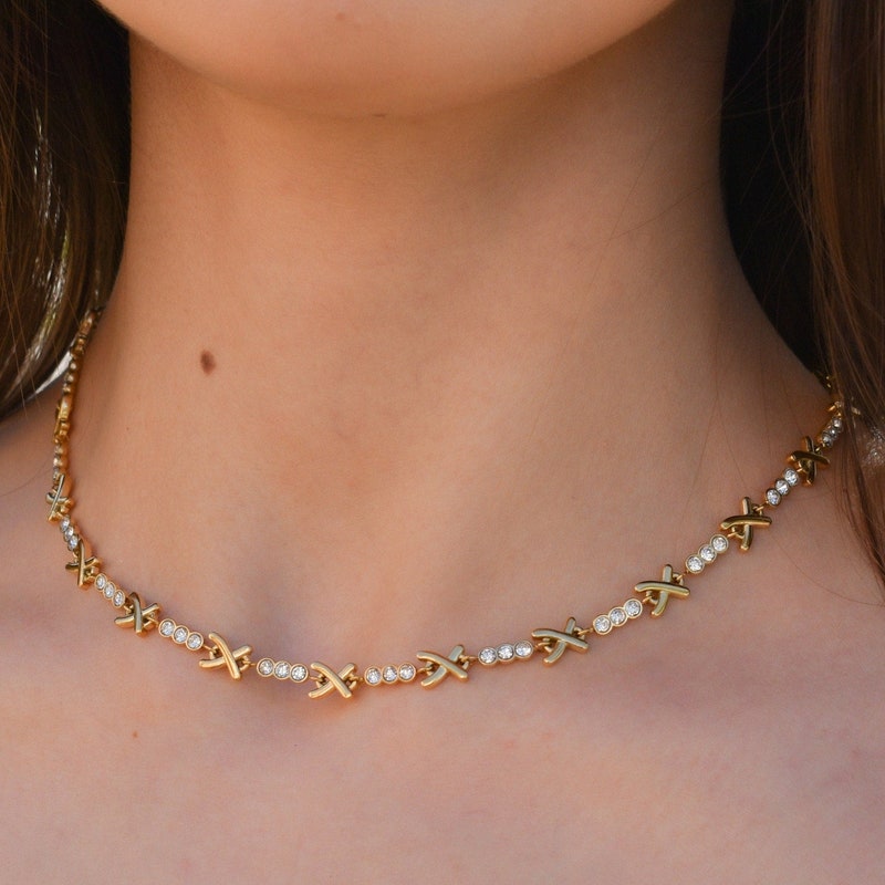 Xo Necklace - Etsy