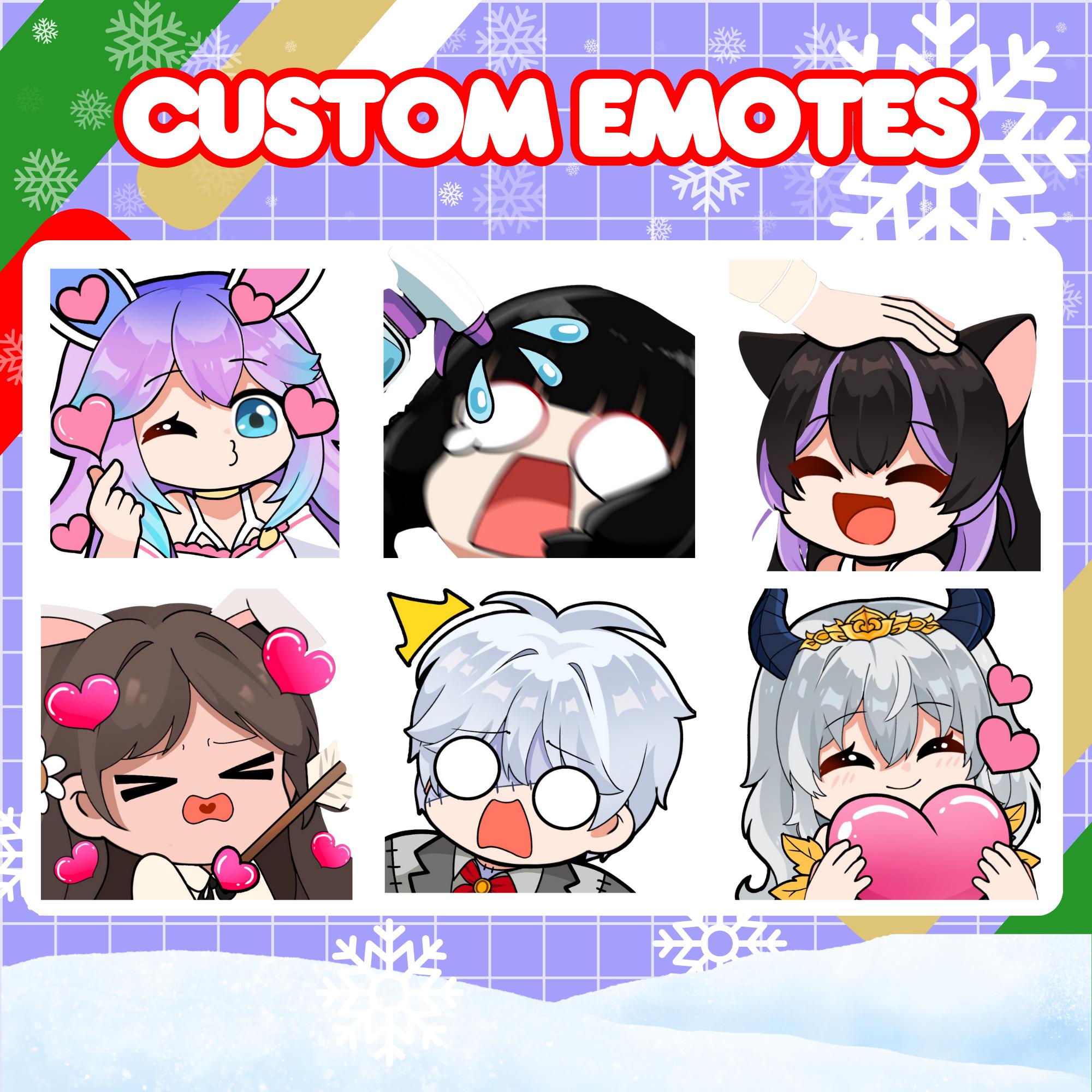 Custom Twitch Emotes Animated Emotes Twitch Emote for Streamer Animal ...