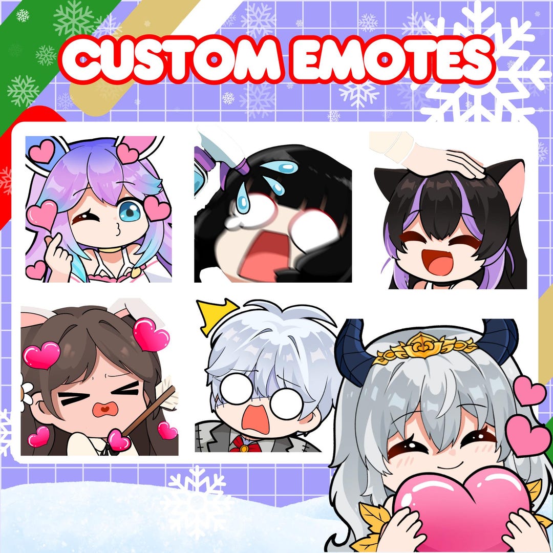 Custom Twitch Emotes Animated Emotes Twitch Emote for Streamer Animal ...