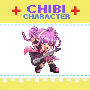 CUSTOM CHIBI, Cartoon, Fanart, Original Character Anime Pngtuber ...