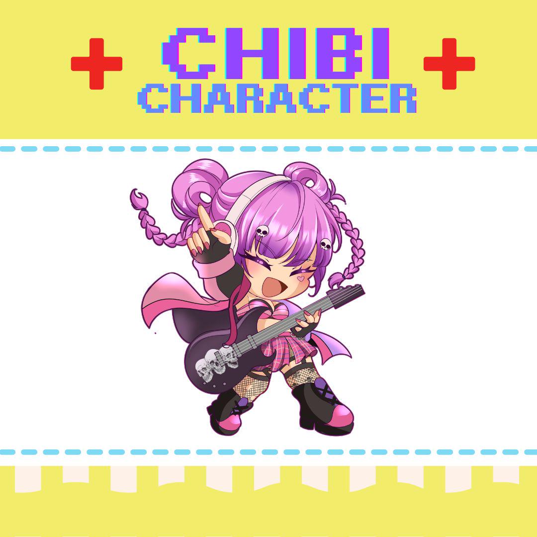 CUSTOM CHIBI, Cartoon, Fanart, Original Character Anime Pngtuber ...