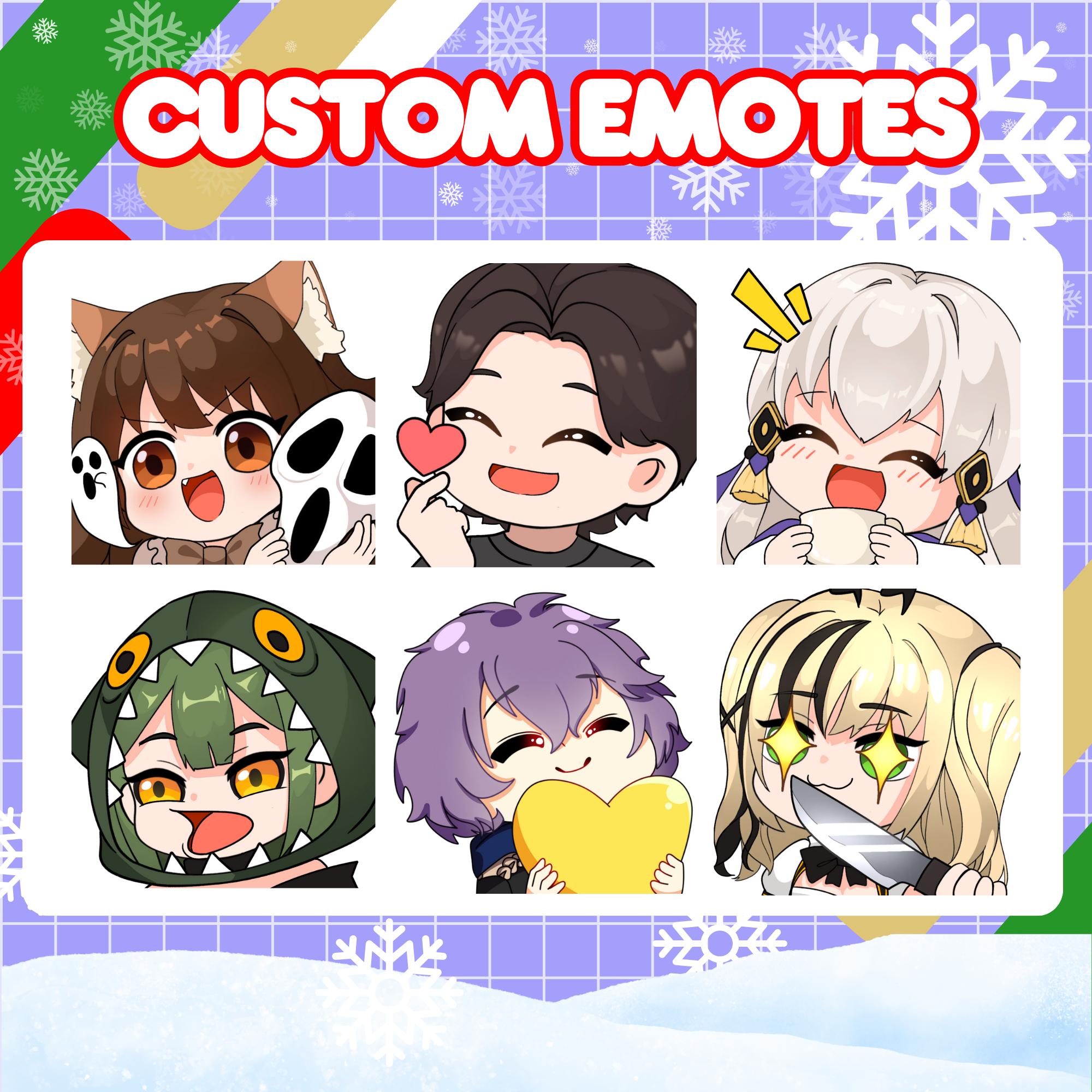 Custom Twitch Emotes Animated Emotes Twitch Emote for Streamer Animal ...