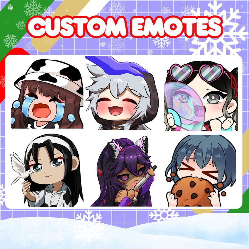 Custom Twitch Emotes Animated Emotes Twitch Emote for Streamer Animal ...