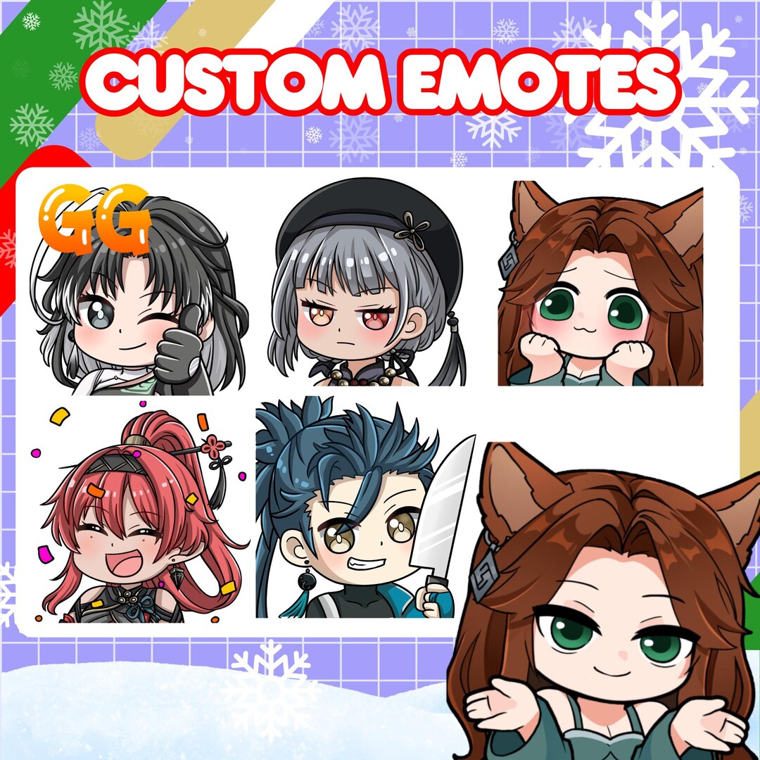 Custom Twitch Emotes Animated Emotes Twitch Emote for Streamer Animal ...