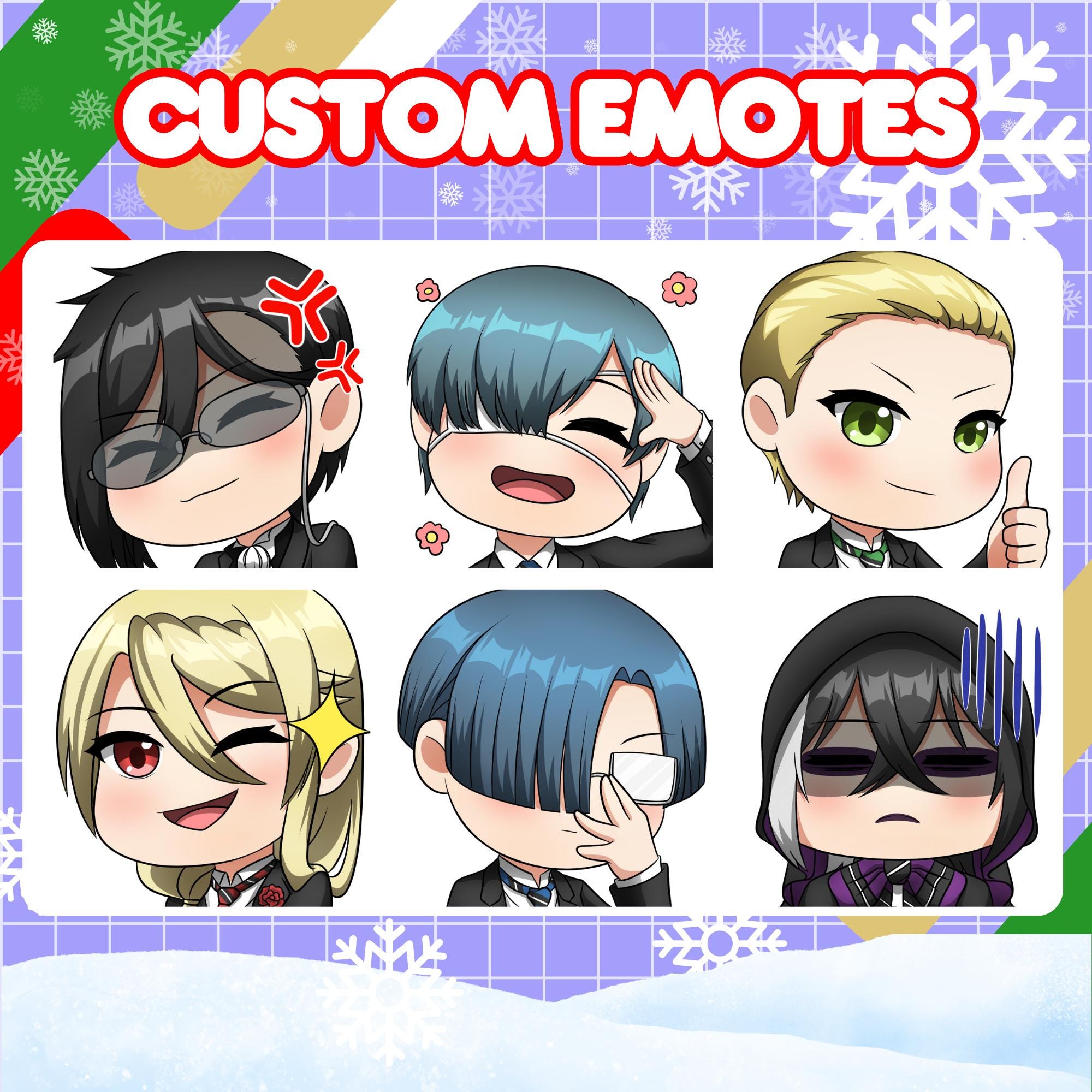 Custom Twitch Emotes Animated Emotes Twitch Emote for Streamer Animal ...
