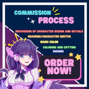 CUSTOM Vtuber Model Free Commercial Use, Vtuber Character, Live 2D ...