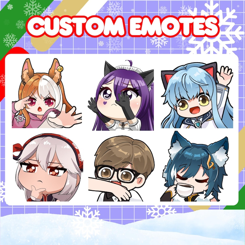 Custom Twitch Emotes Animated Emotes Twitch Emote for Streamer Animal ...