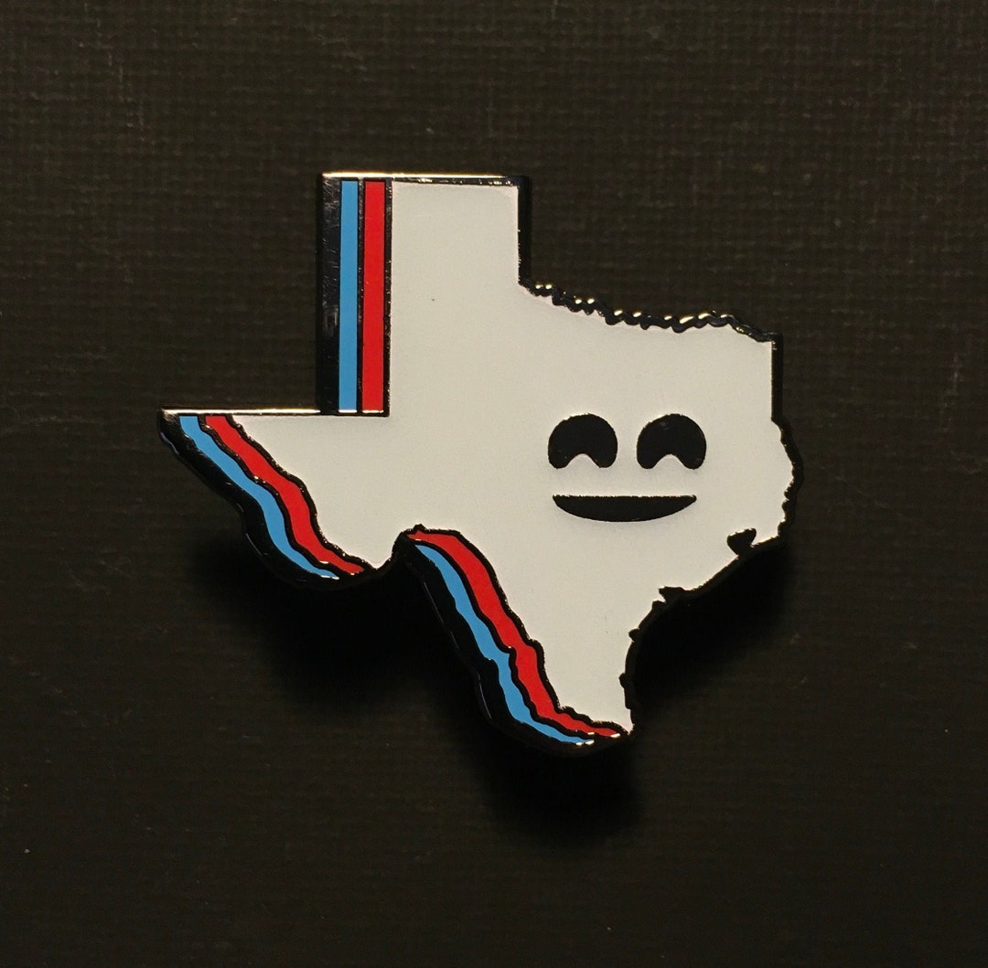 Texas Pin Glow-in-the-dark Hard Enamel - Etsy