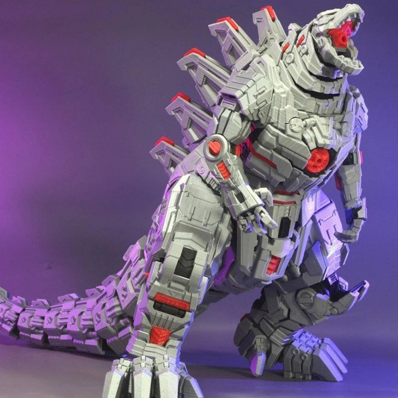 Mecha Godzilla 3D Figure STL Print File - Etsy Australia