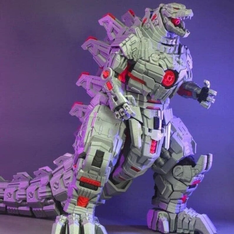 Mecha Godzilla 3D Figure STL Print File - Etsy UK