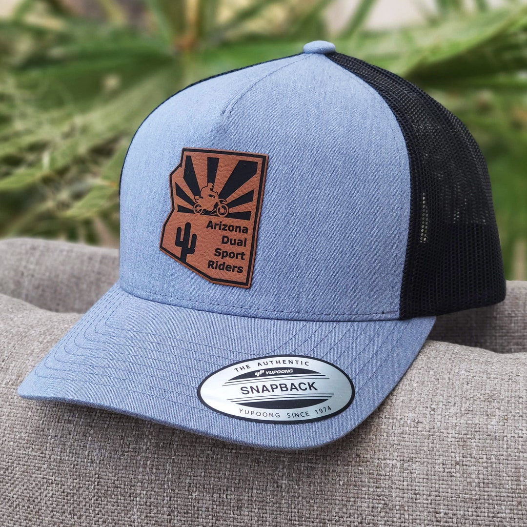 Company Logo Hats - Rawhide Leather Patch Trucker Caps - Quality ...