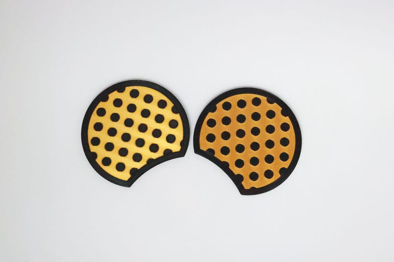 Interchangeable 3D Printed Polka Dot Mouse Ear Disks Classic Retro ...