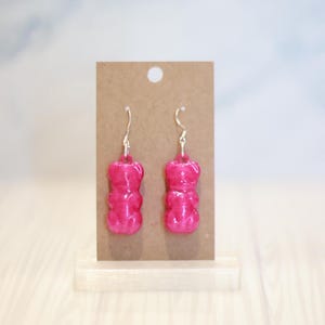 3D Printed Gummy Bear Earrings - Fun and Playful Jewelry - Etsy