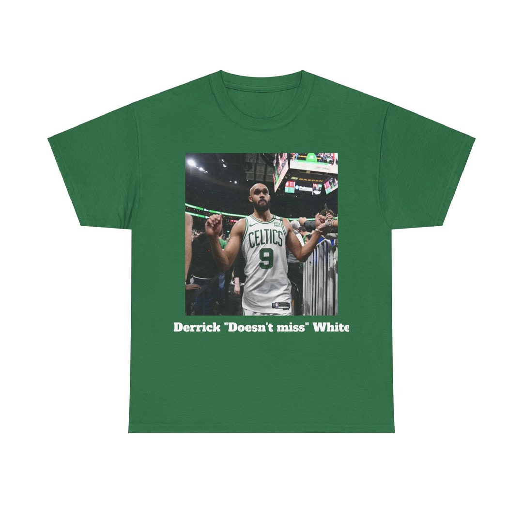 Derrick doesn't Miss White T-shirt - Etsy
