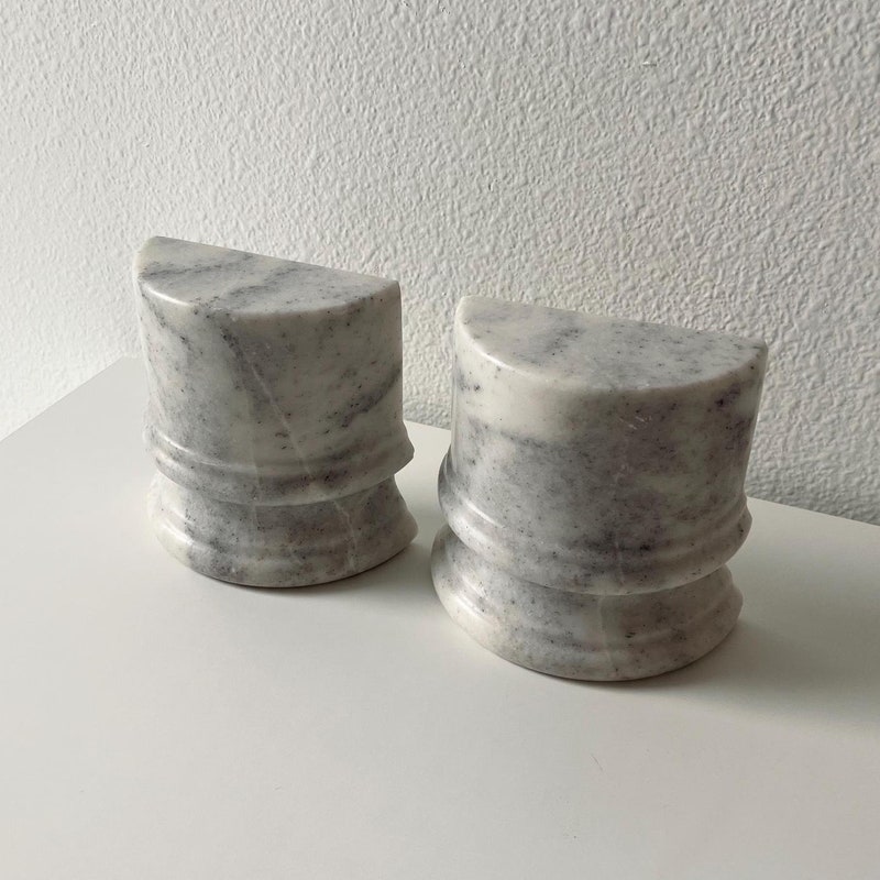 Marble Bookends - Etsy