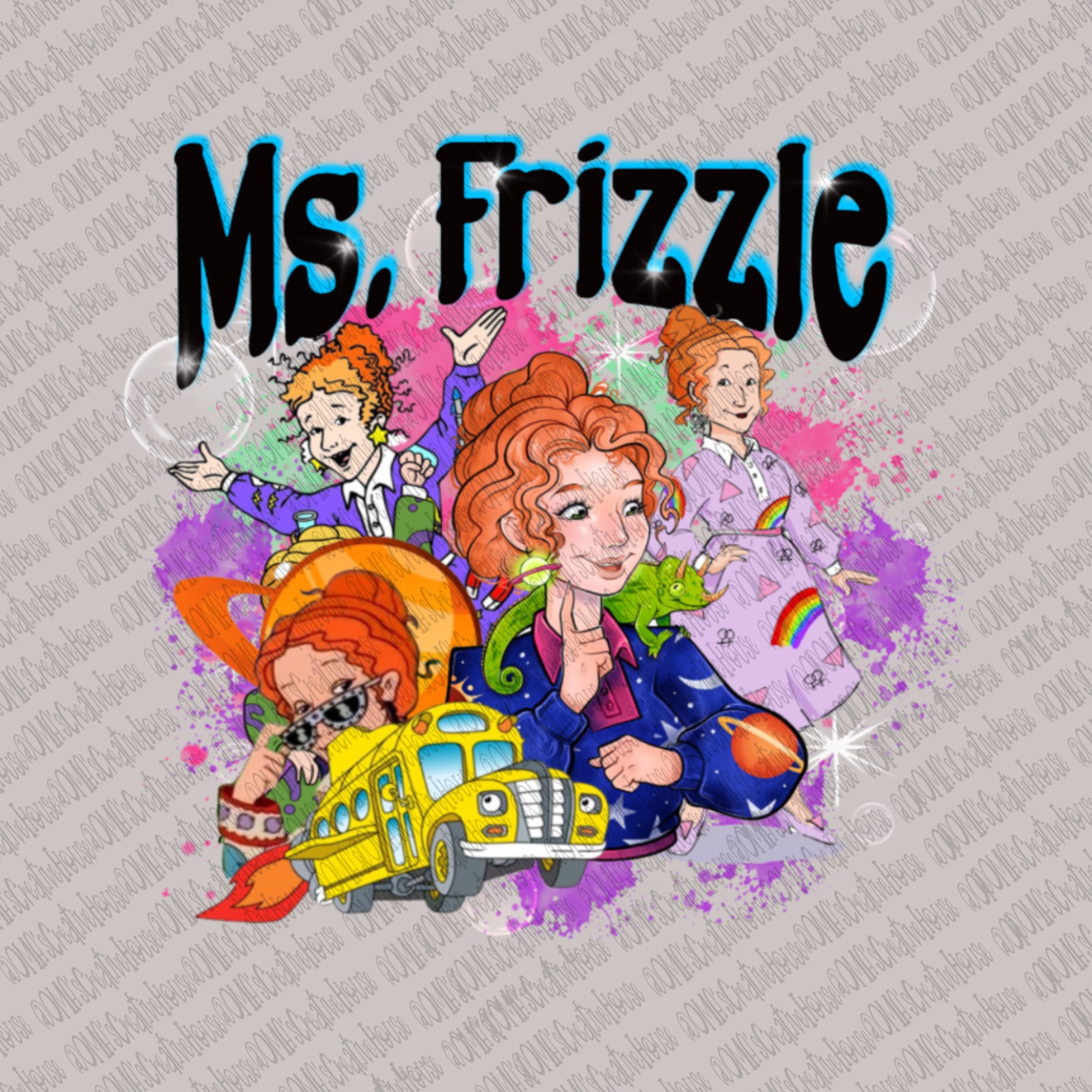 Miss Frizzle, Magic School Bus, Bootleg Rap, Teacher, PNG - Etsy
