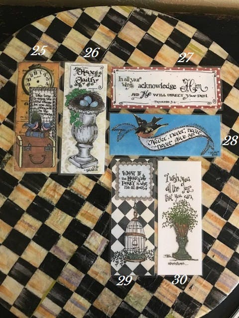 Inspiring Bookmarks-cindy Grubb_for His Glory-#25-30- Take Time, Have ...