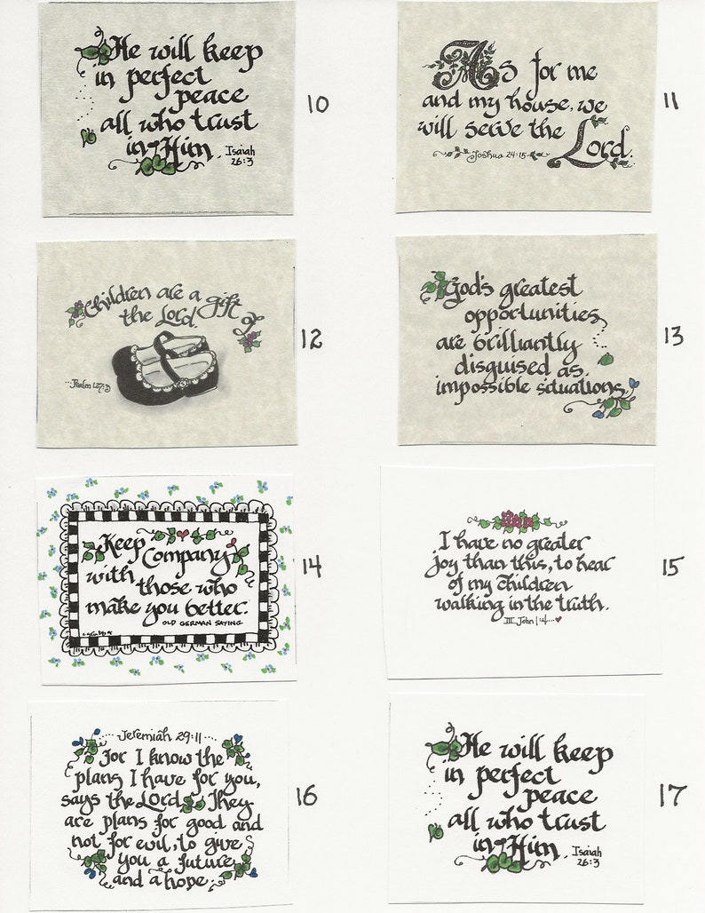 41 INSPIRATIONAL Prints to Choose From--framed Mini's by Cindy Grubb ...