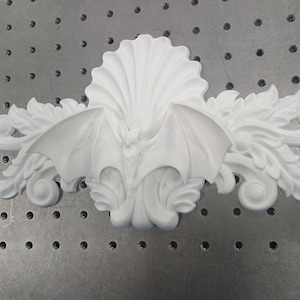 Bat Applique / Onlay - Furniture or Wall Accent - White - Etsy
