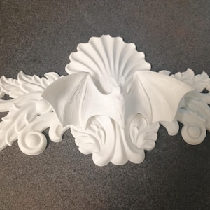 Bat Applique / Onlay - Furniture or Wall Accent - White - Etsy