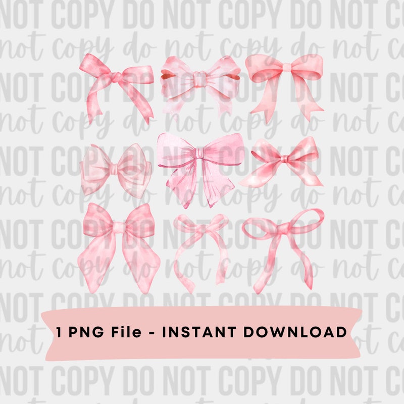 Pink Coquette Bow - Etsy