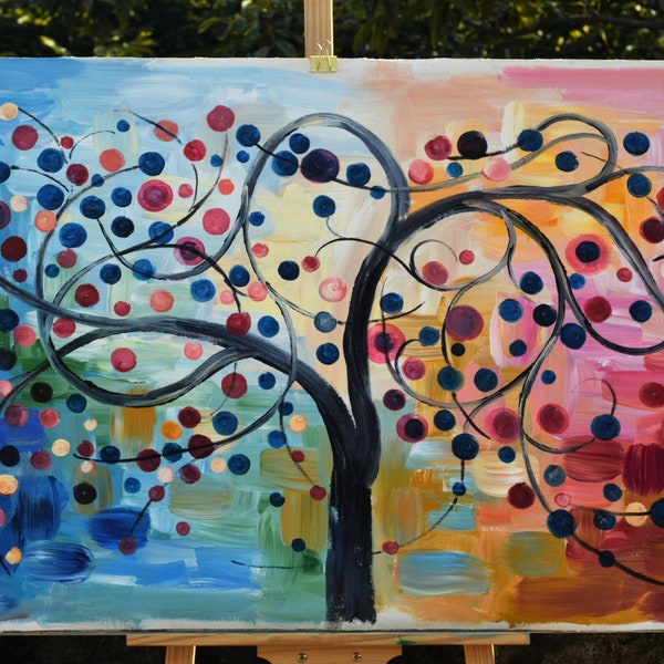 Multi Color Painting - Etsy