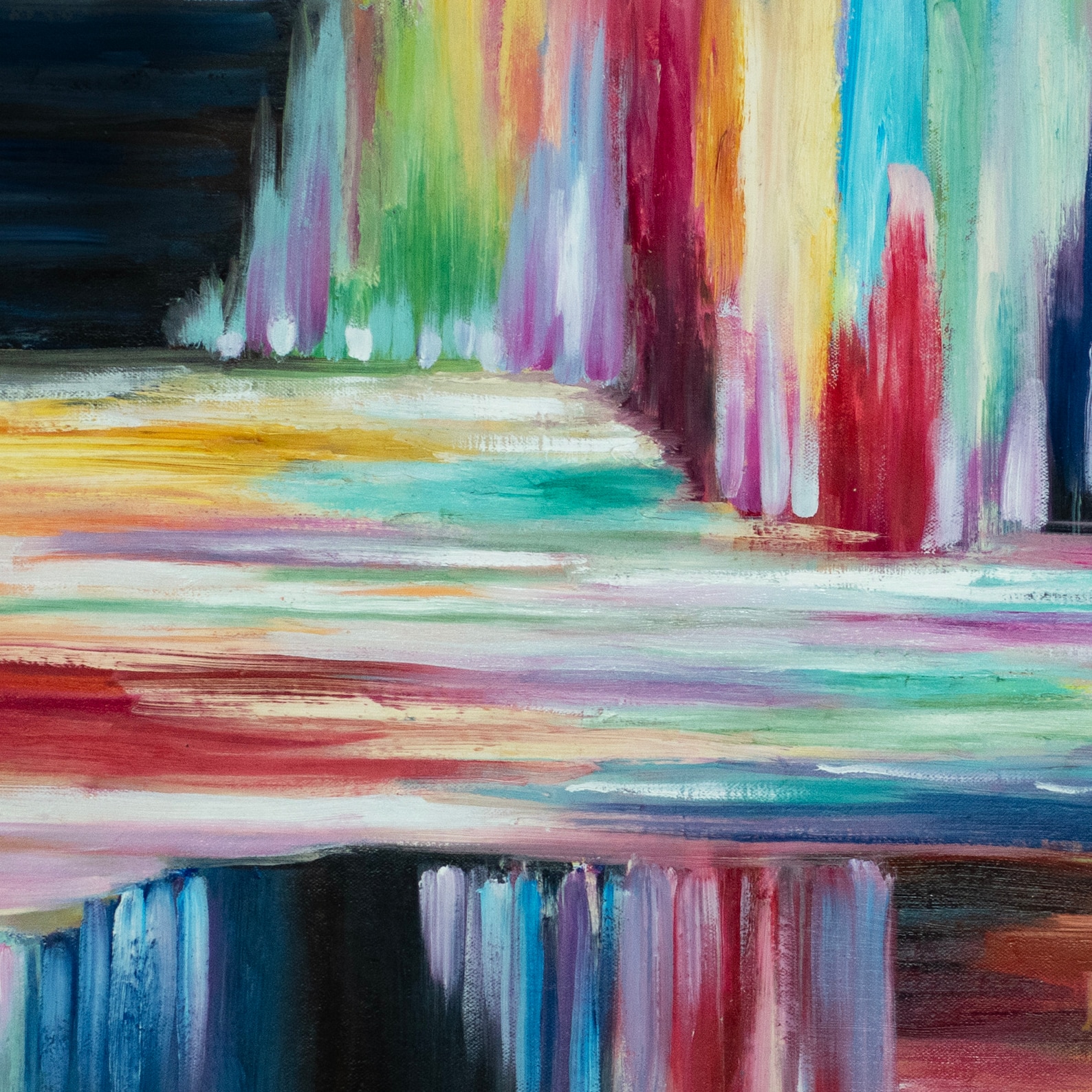 Abstract Movement Art Painting, Original Texture Wall Art, Abstract Oil ...