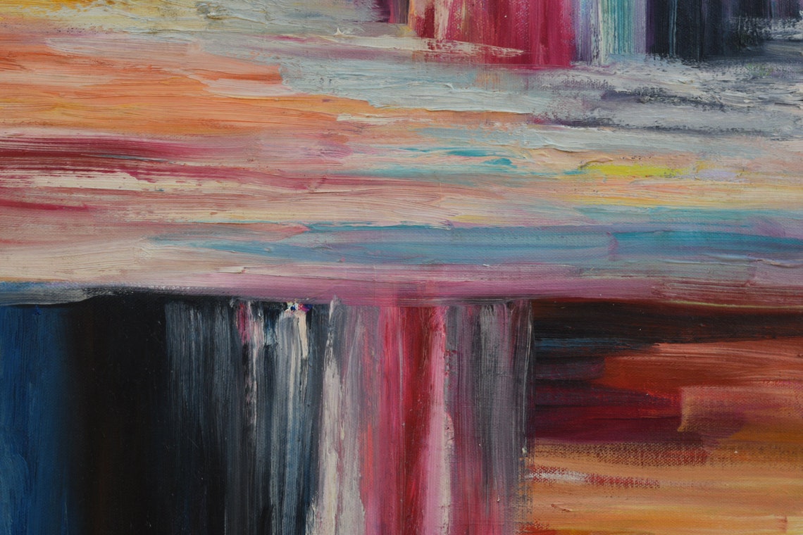 Abstract Movement Art Painting Original Texture Wall Art - Etsy