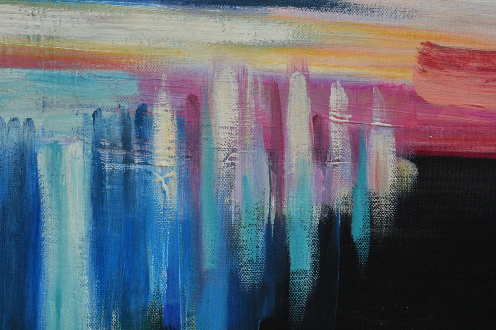 Original Roads Art Abstract Painting Fresh Painting on Canvas Modern ...