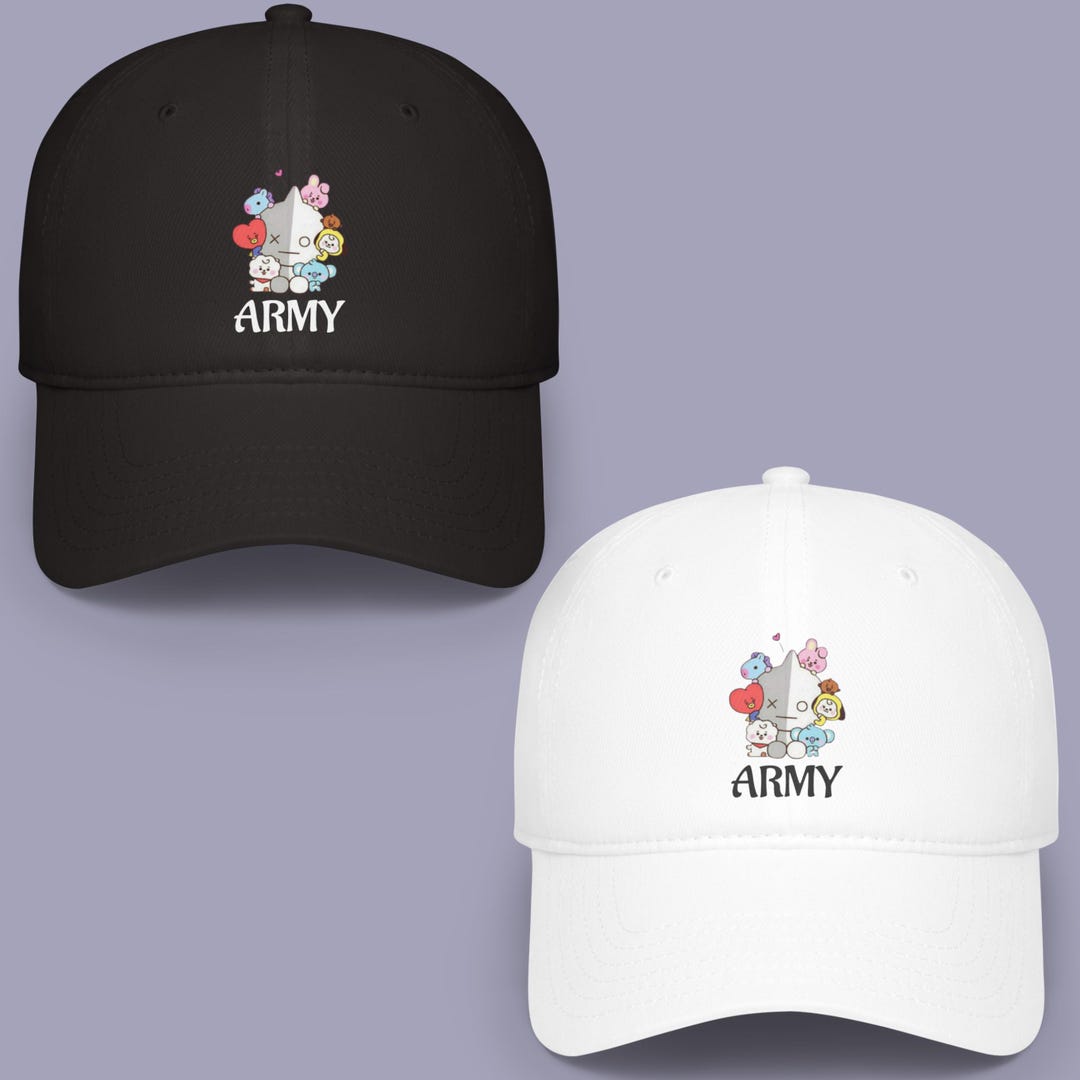 BTS BT21 Army Baseball Cap- BTS Unisex Hat, Bts Baseball Cap, Kpop Hat ...