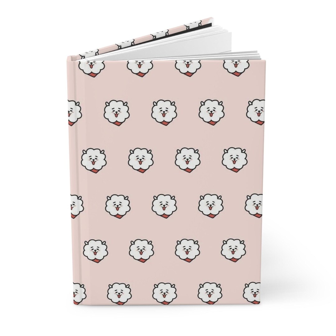 BTS Jin Notebook Journal- BT21 RJ Inspired Hardcover Journal - Kpop Fan ...