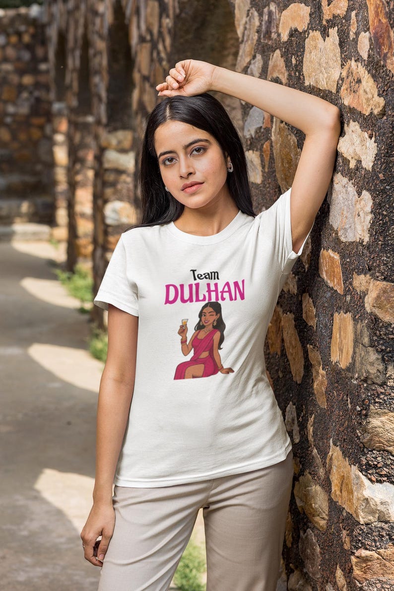 Team Dulhan Tshirt, Desi Bride, Bridesmaid Squad Tshirt, Indian Bride ...