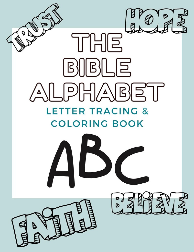 Alphabet ABC Scripture Tracing Cards, Bible Verse Activity, Homeschool ...