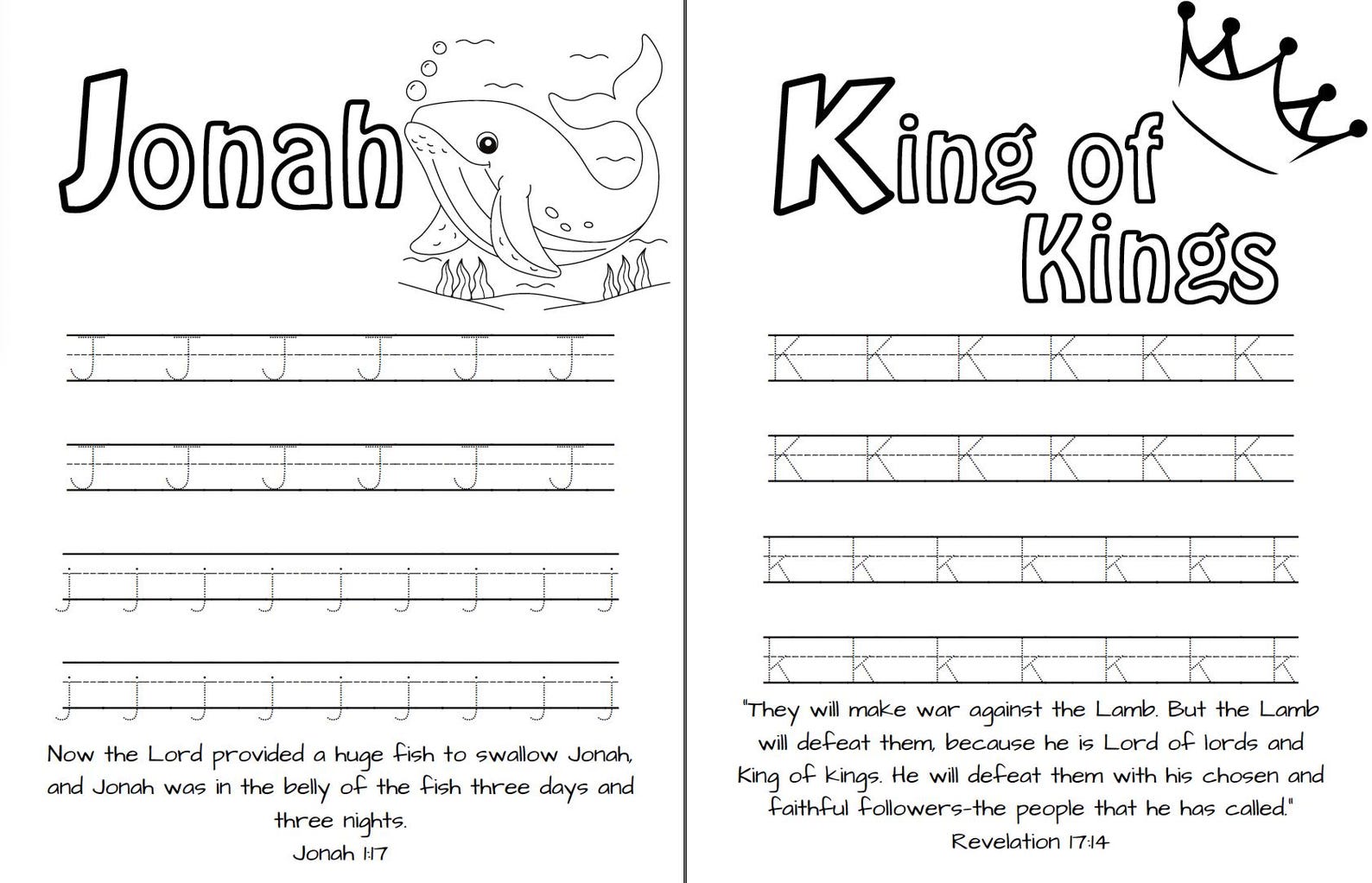 Alphabet ABC Scripture Tracing Cards, Bible Verse Activity, Homeschool ...