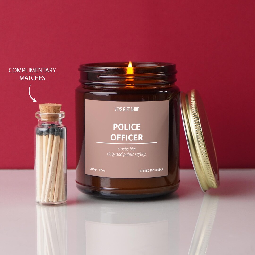 Police Officer - Smells Like Duty and Public Safety Scented Soy Candle ...
