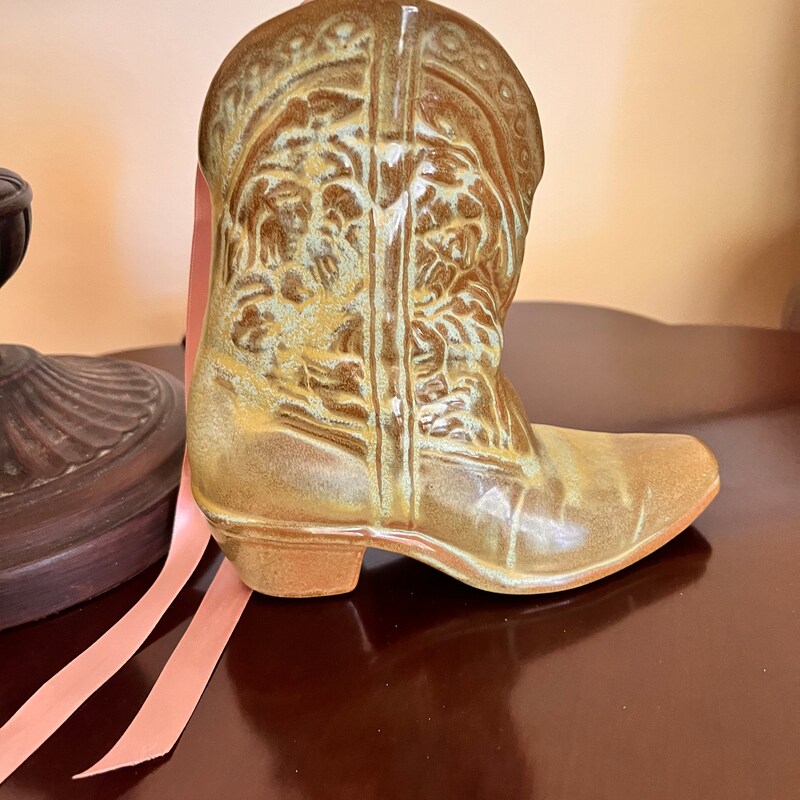 Cowboy Boot Vase - Etsy