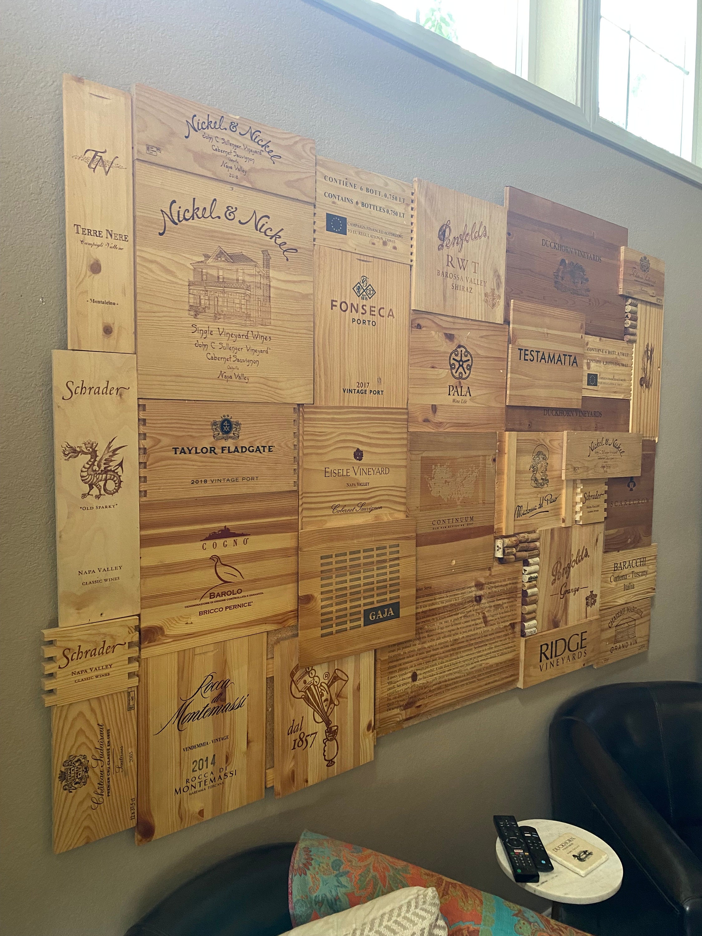 Live Edge Bar, Wine Box Art, Man Cave Bar, Restaurant Wine Bar, Live ...