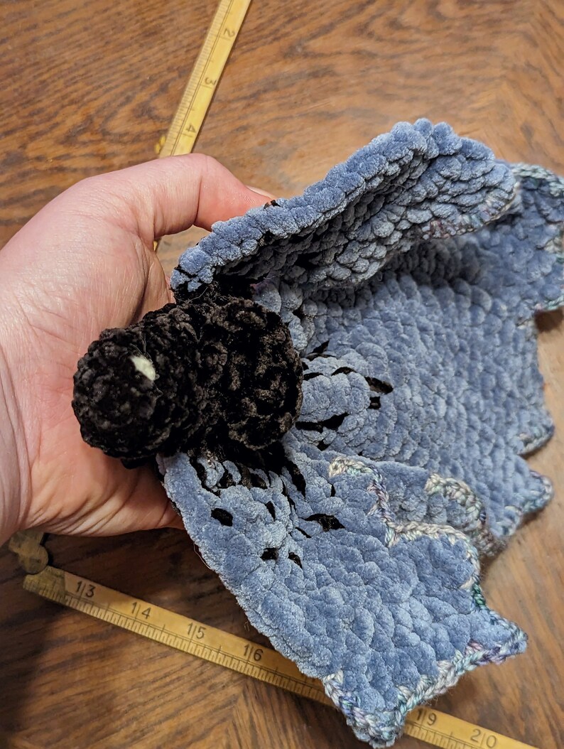 Crochet - Amigurumi Betta Fish - Plush Stuffy - Blue and Black - Etsy