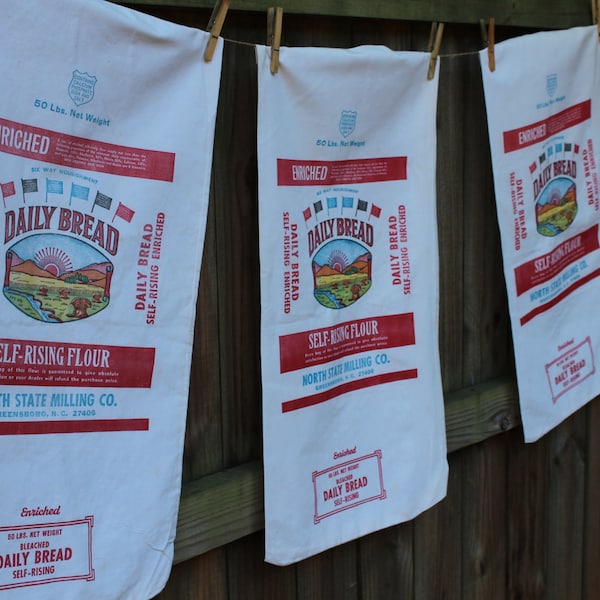 Vintage Flour Sack - Etsy