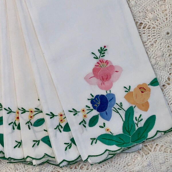 Applique Tea Towel - Etsy