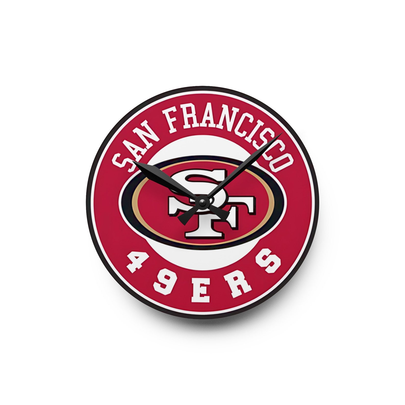 San Francisco 49ers, NFL Clock, Football Fan, Sports Decor, Handmade ...