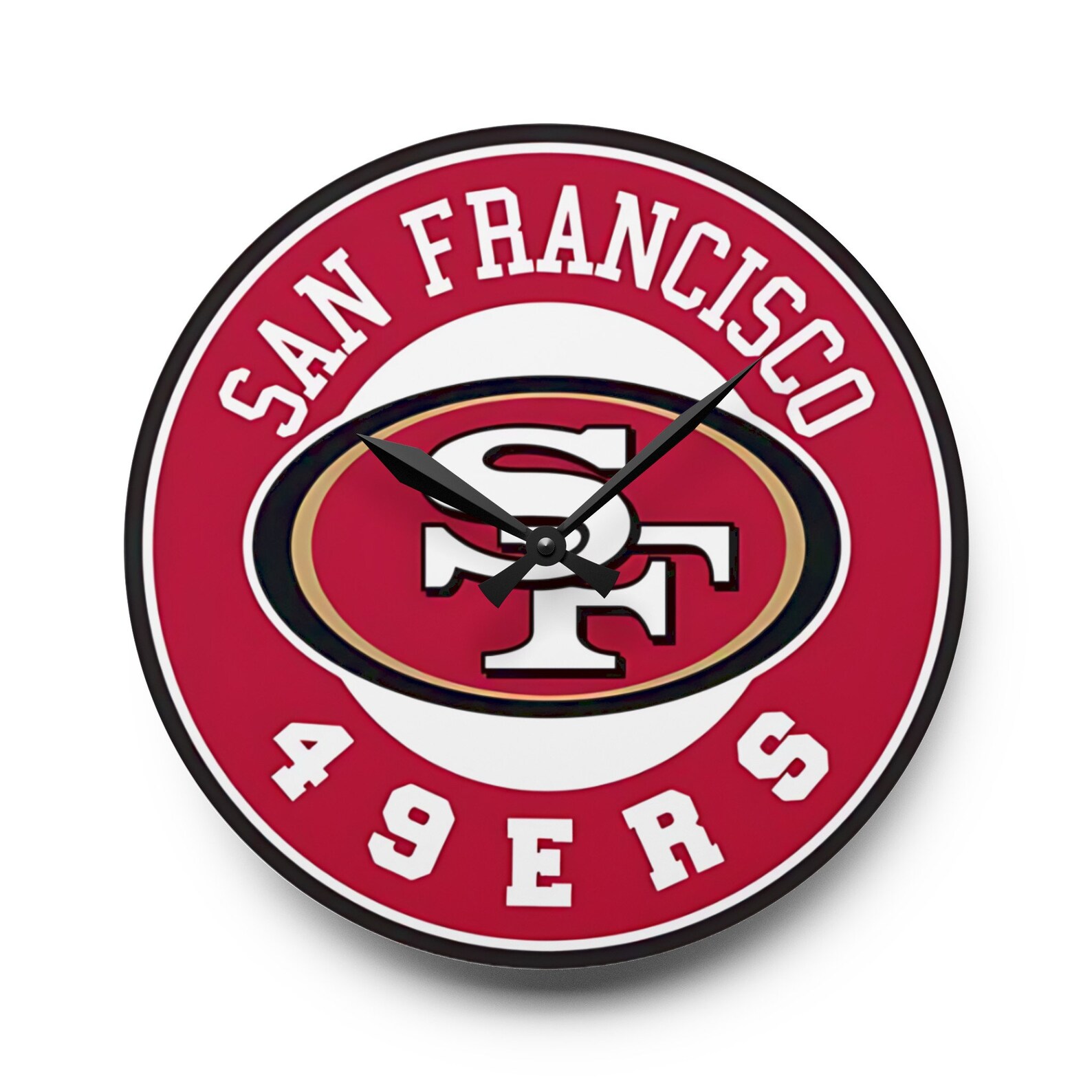 San Francisco 49ers, NFL Clock, Football Fan, Sports Decor, Handmade ...