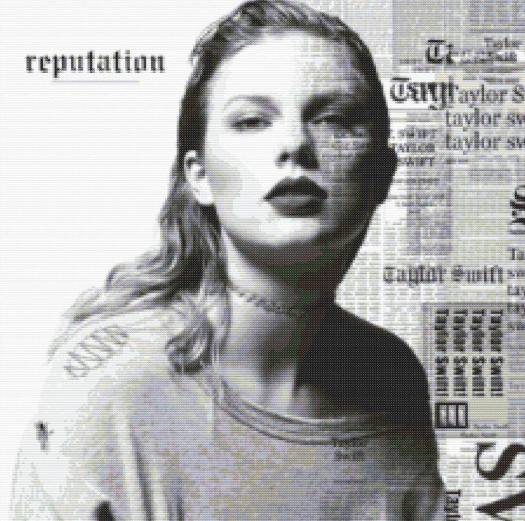 Taylor Swift's Reputation Album Cover Cross Stitch Pattern - Etsy