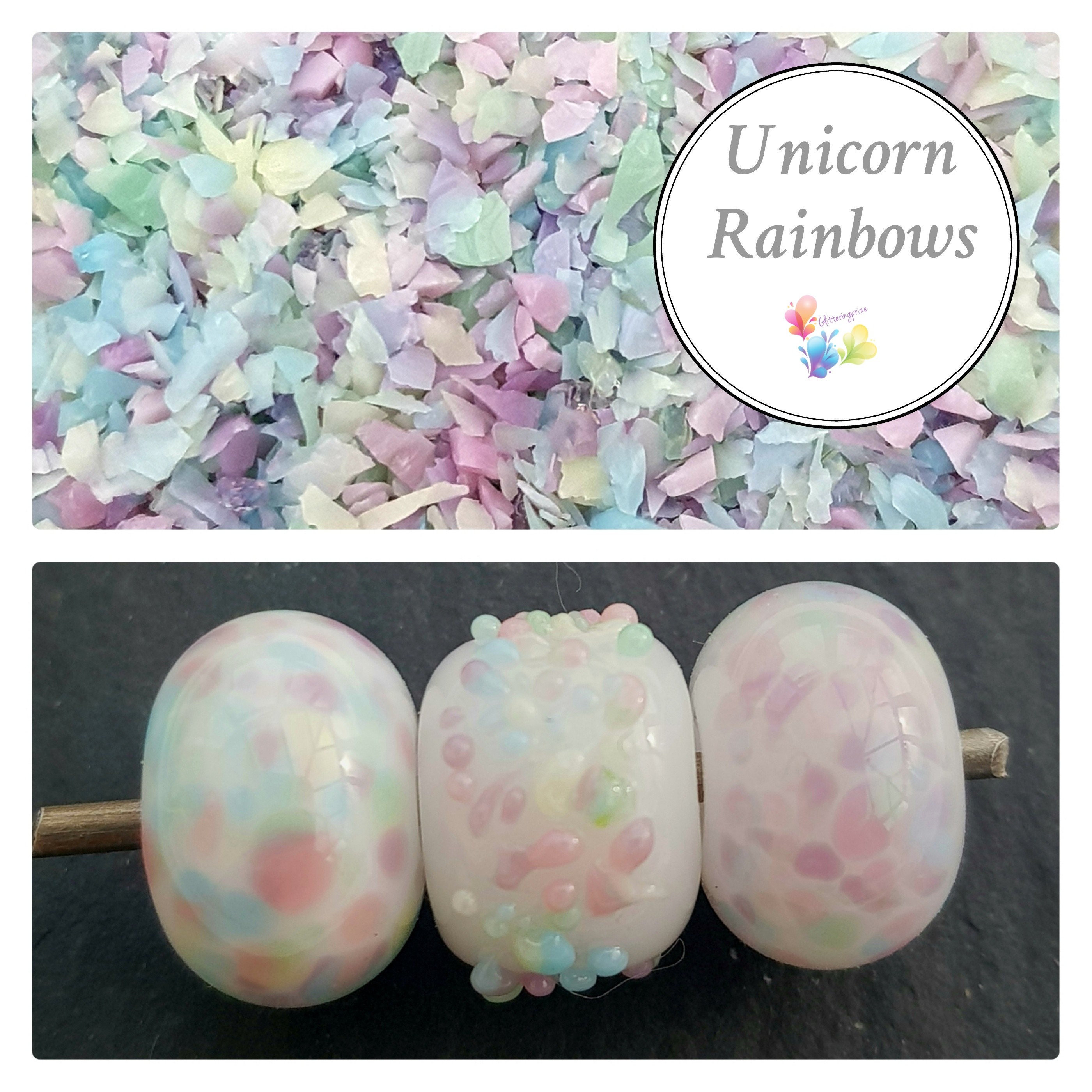 Lampwork Frit Blend UNICORN RAINBOWS, Fine Blend Size 0 Coe 96, - Etsy